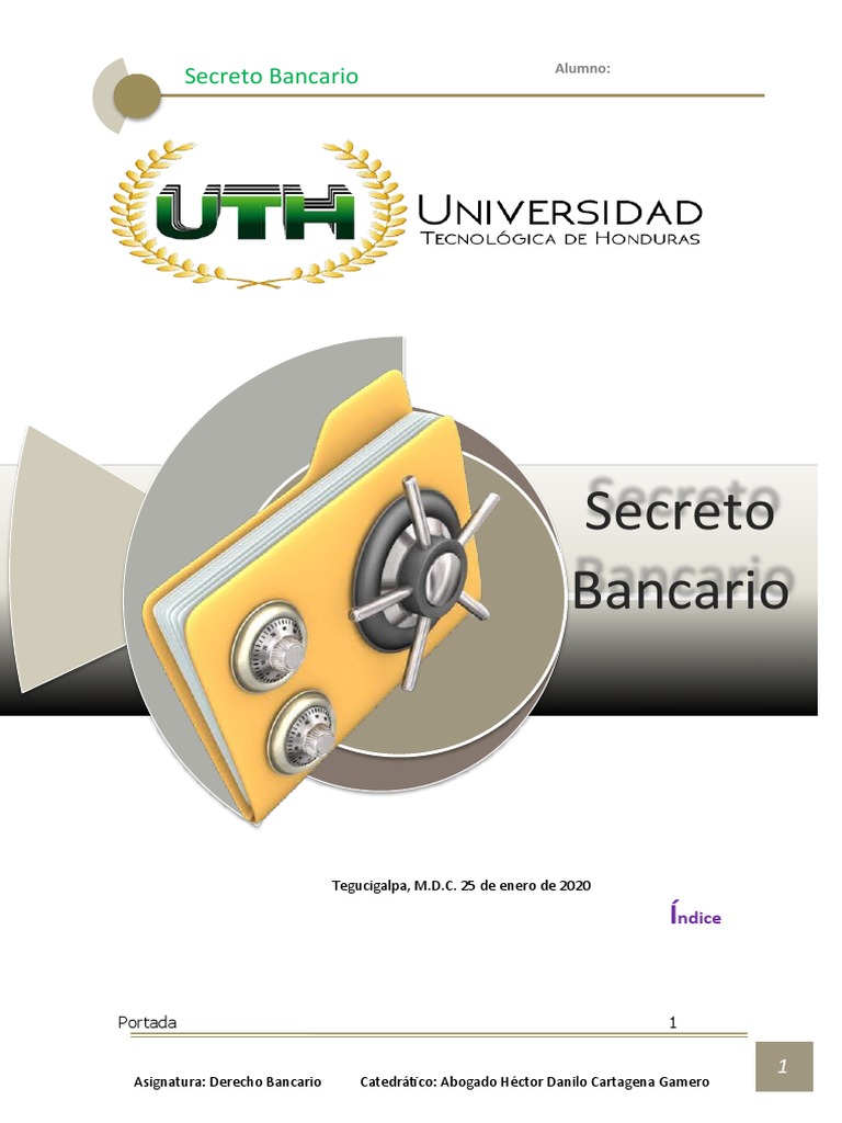 El Secreto Bancario en Honduras | PDF | Secreto bancario | Bancos