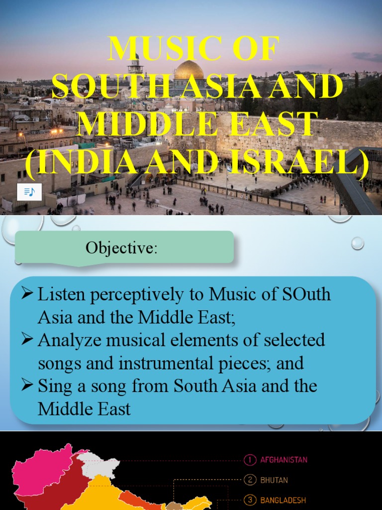Music of South Asia and Middle East (India and Israel) | PDF ...