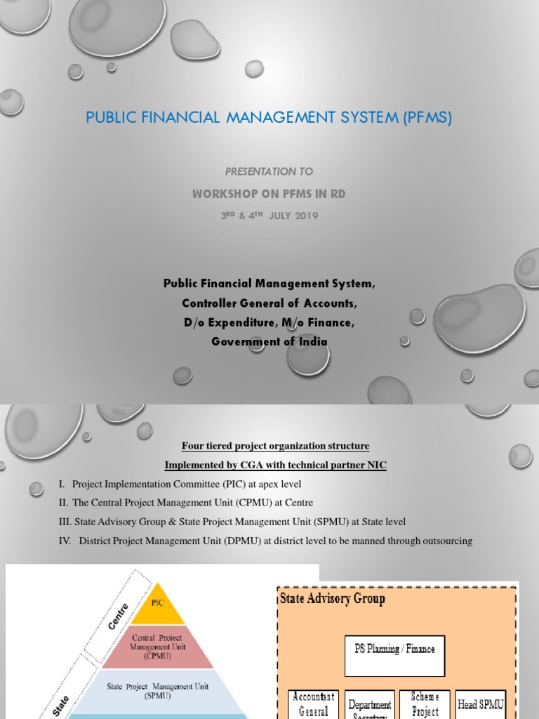 Public Financial Management System (PFMS) | Download Free PDF | Economies
