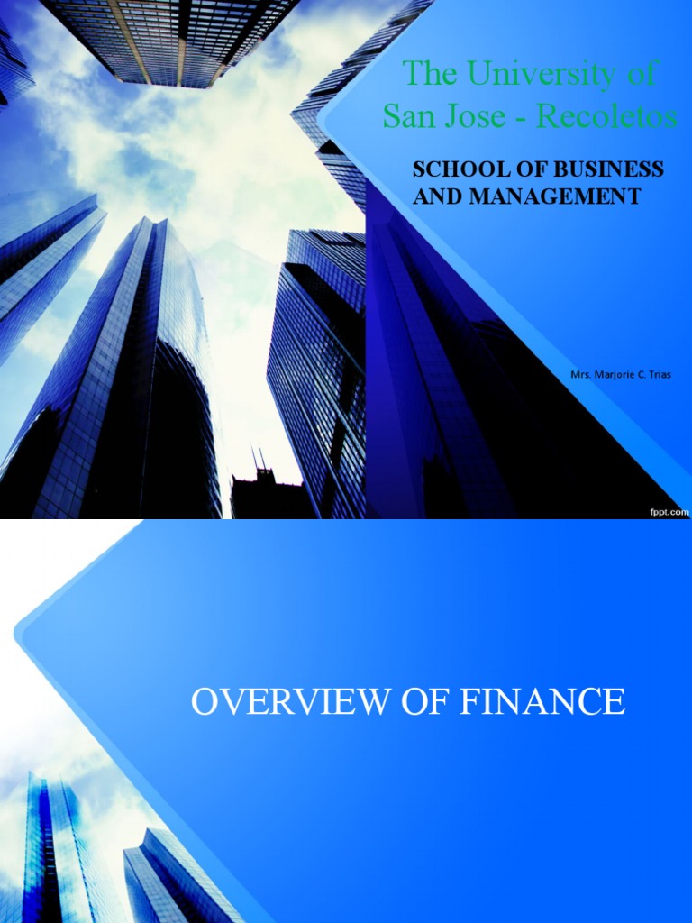 An Overview of Finance | PDF | Investing | Economics