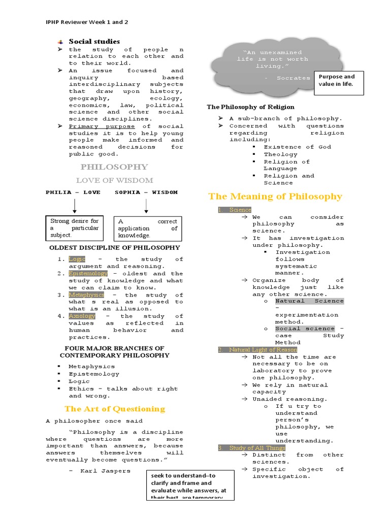 Understanding the Foundations of Philosophy | PDF | Fallacy | Science