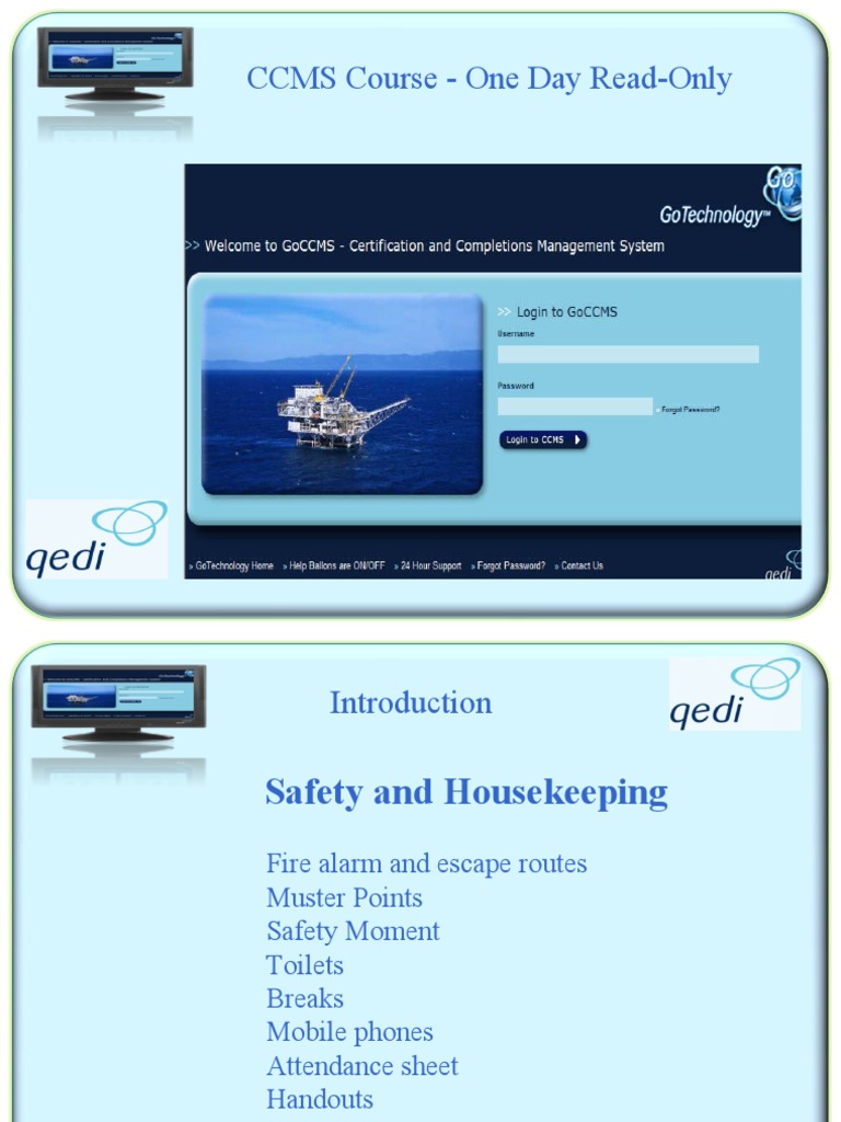CCMS Safety & Integrity Training | PDF