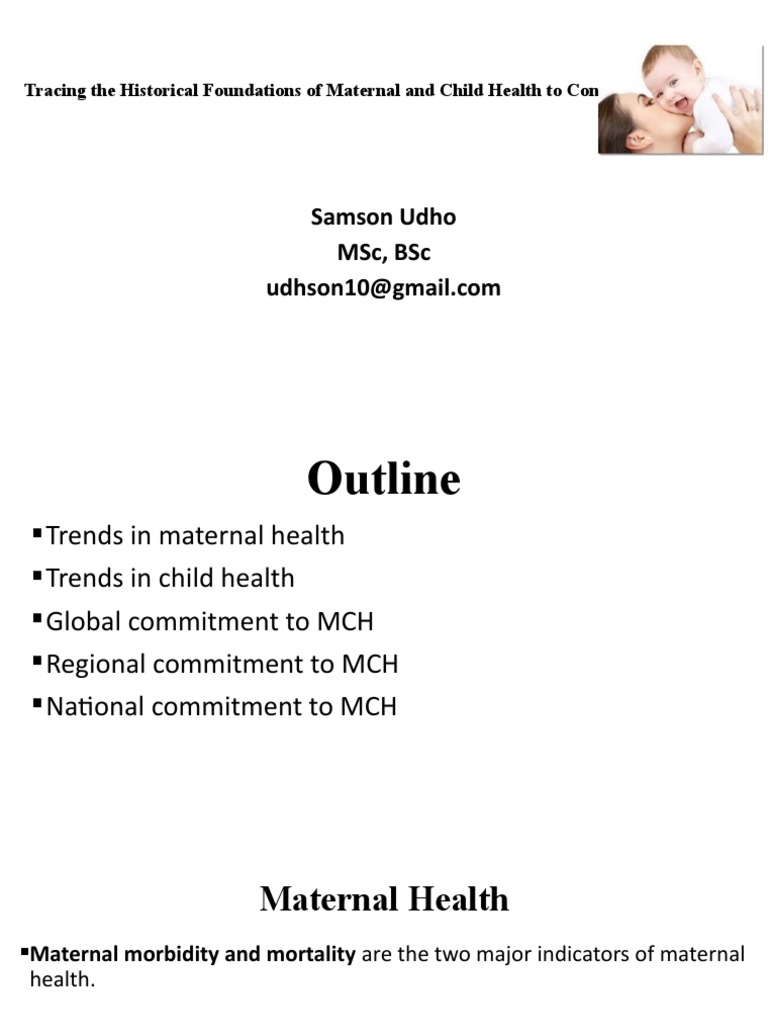 1.1 Introduction To MCH | PDF | Millennium Development Goals | Maternal ...