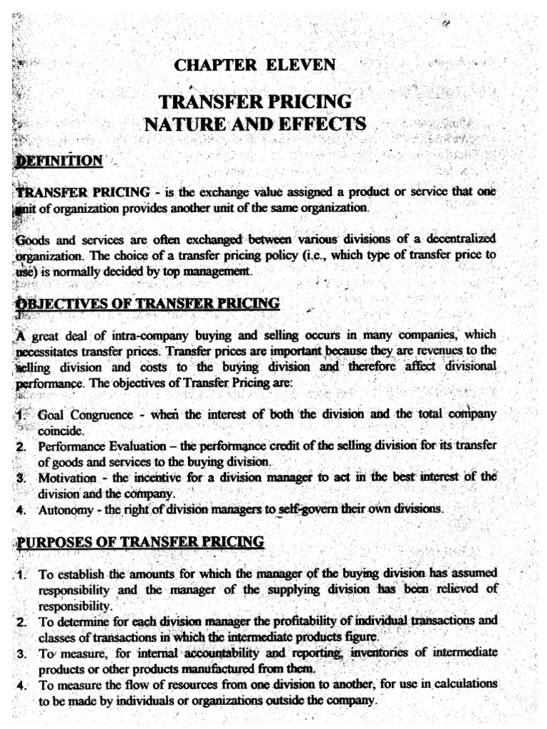 Transfer Pricing | PDF