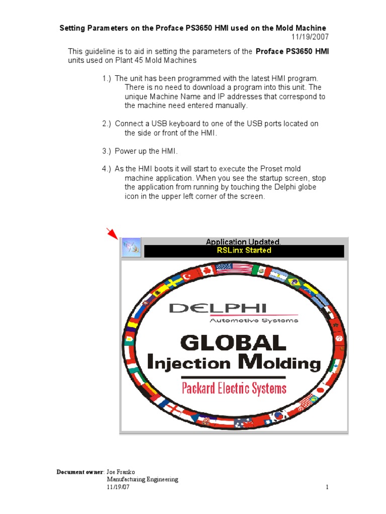 Guide To Load Program Into The Proface HMI | PDF | Internet Protocol ...