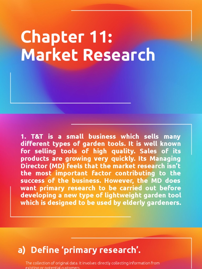 Market Research Methods for Businesses | PDF | Marketing Research ...