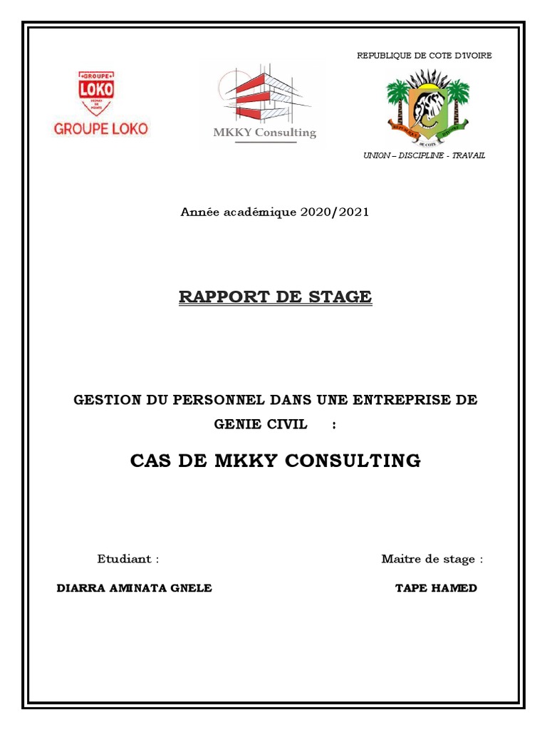 RHCOM ISATech (Rapports de Stage) - Modèle | PDF | Gestion des ...