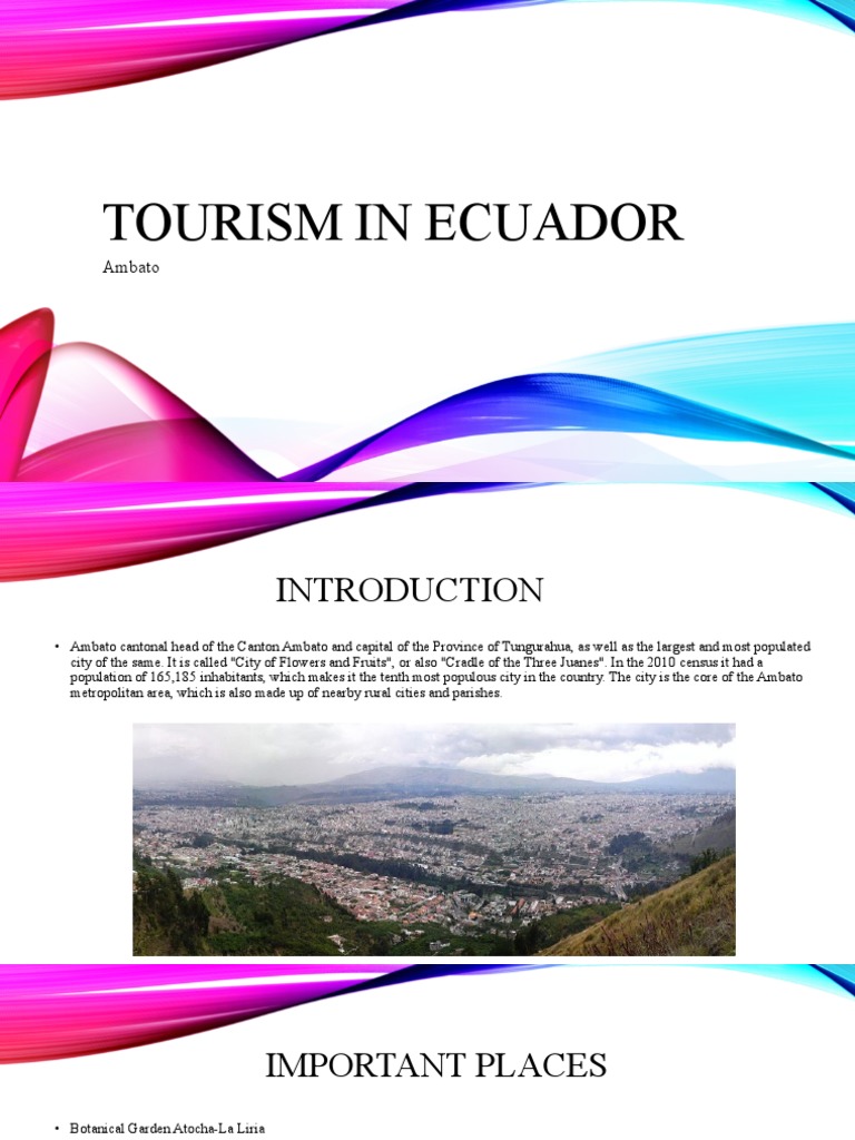A Guide to Tourism in Ambato, Ecuador | PDF | Botany
