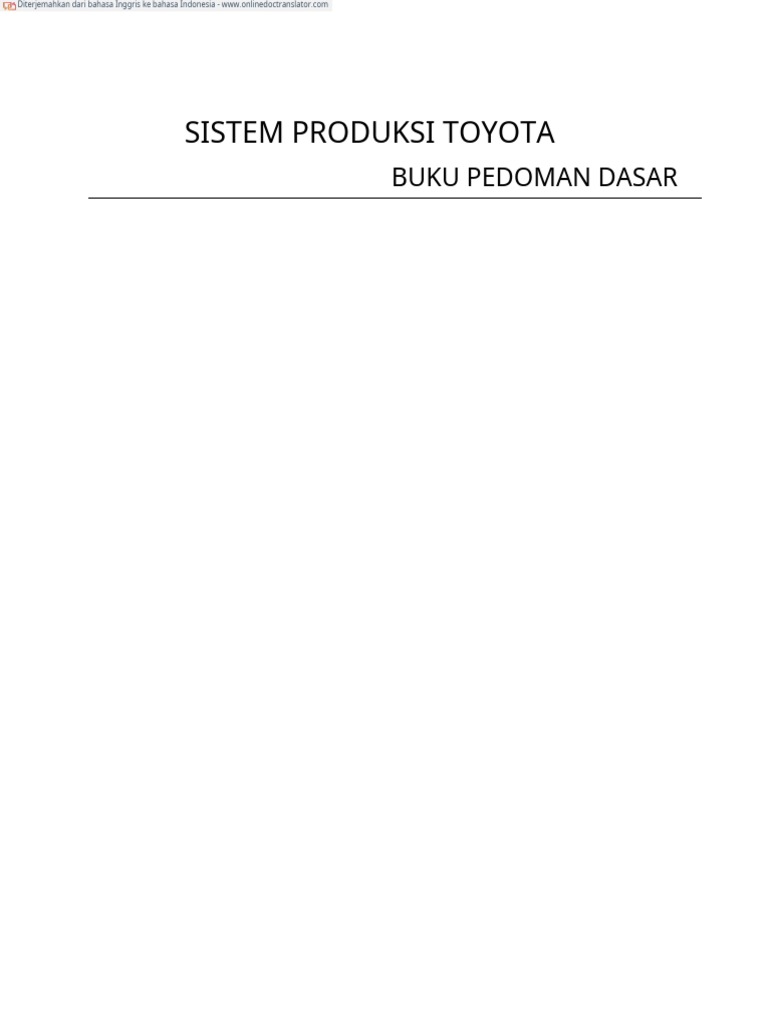 Basic TPS Handbook - En.id | PDF