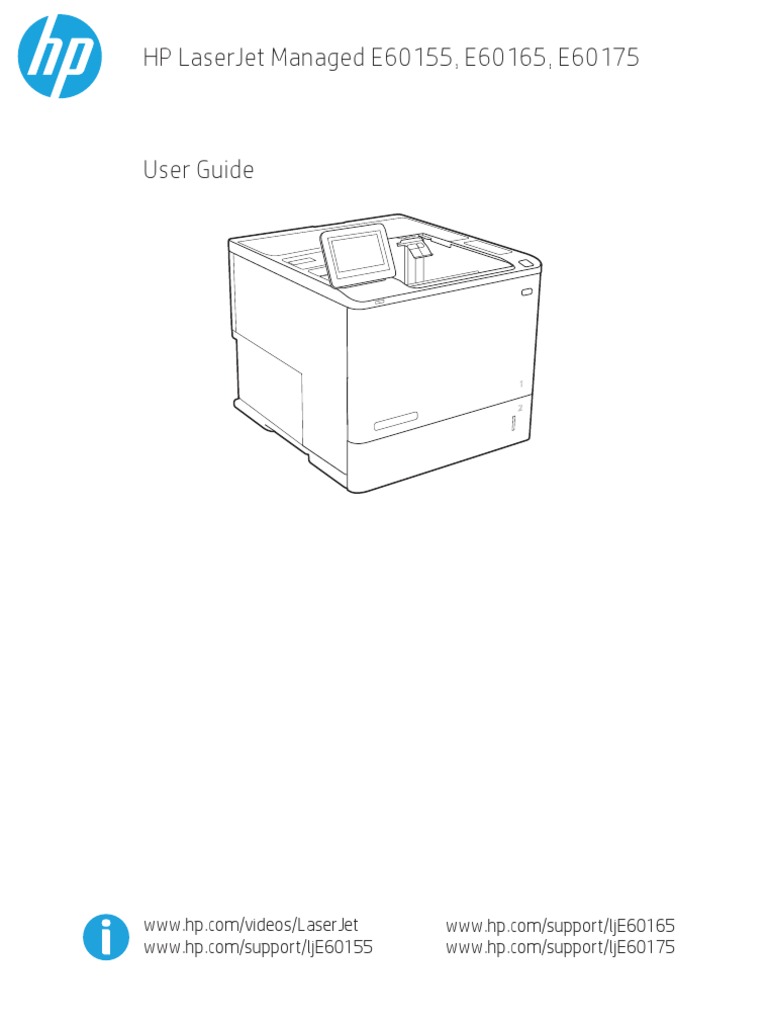 HP 60165 User Guide | PDF