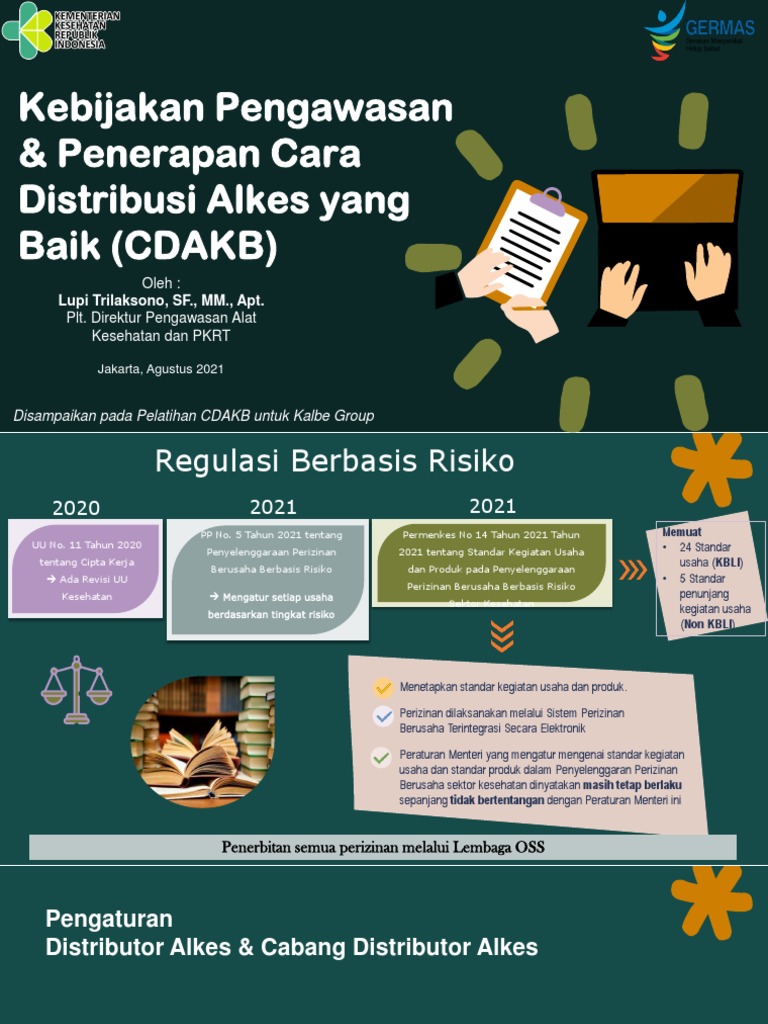 Sesi 1 Kebijakan & Pengawasan CDAKB | PDF