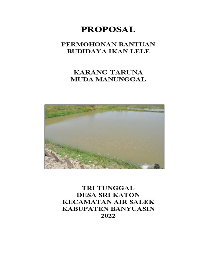 Proposal Budidaya Lele | PDF