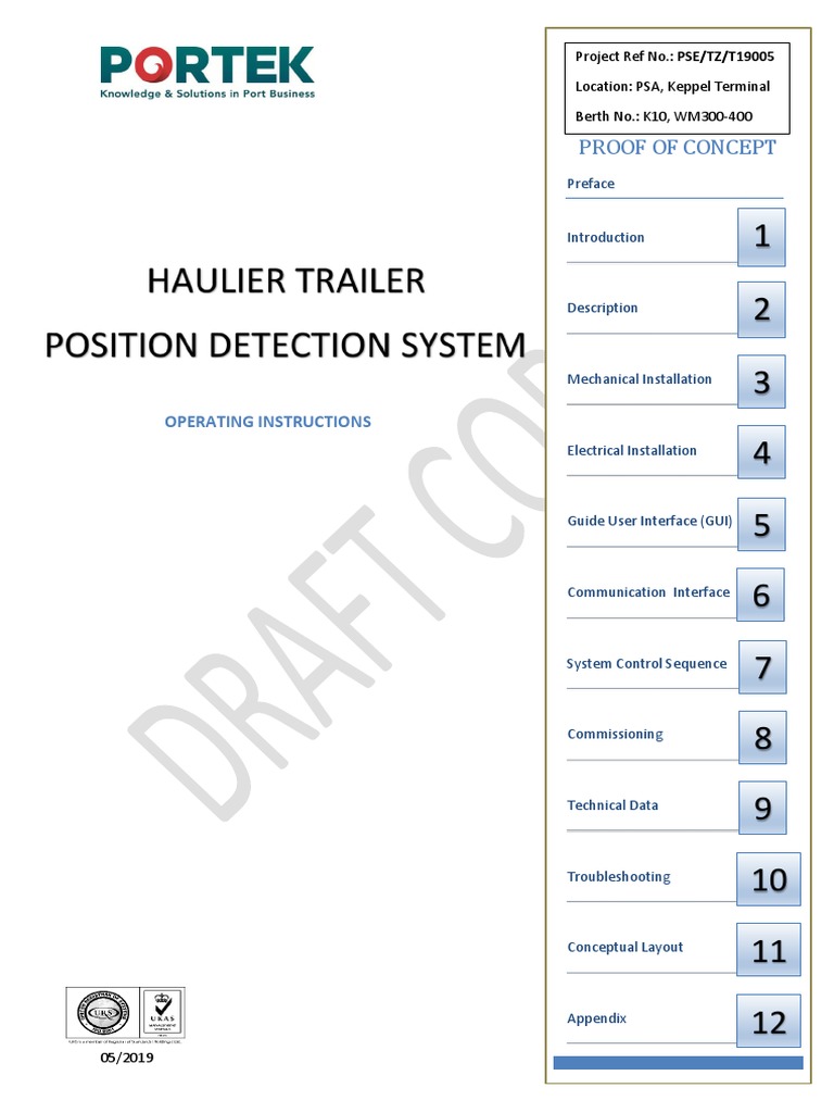 Haulier Trailer Position Detection System | PDF | Image Scanner | Crane ...