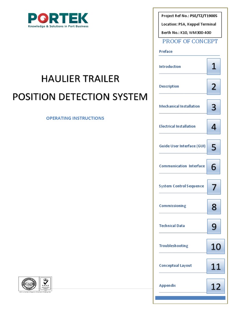 Haulier Trailer Position Detection System | PDF | Image Scanner | Crane ...