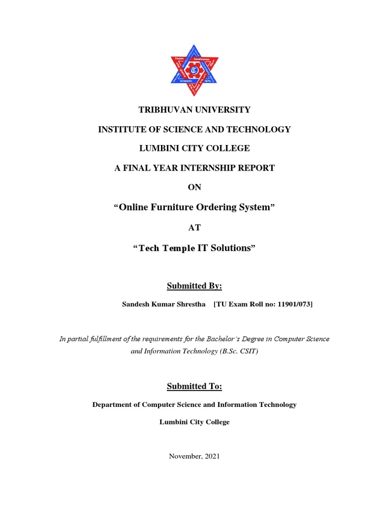 Internship Report | PDF | Feasibility Study | Computer Engineering