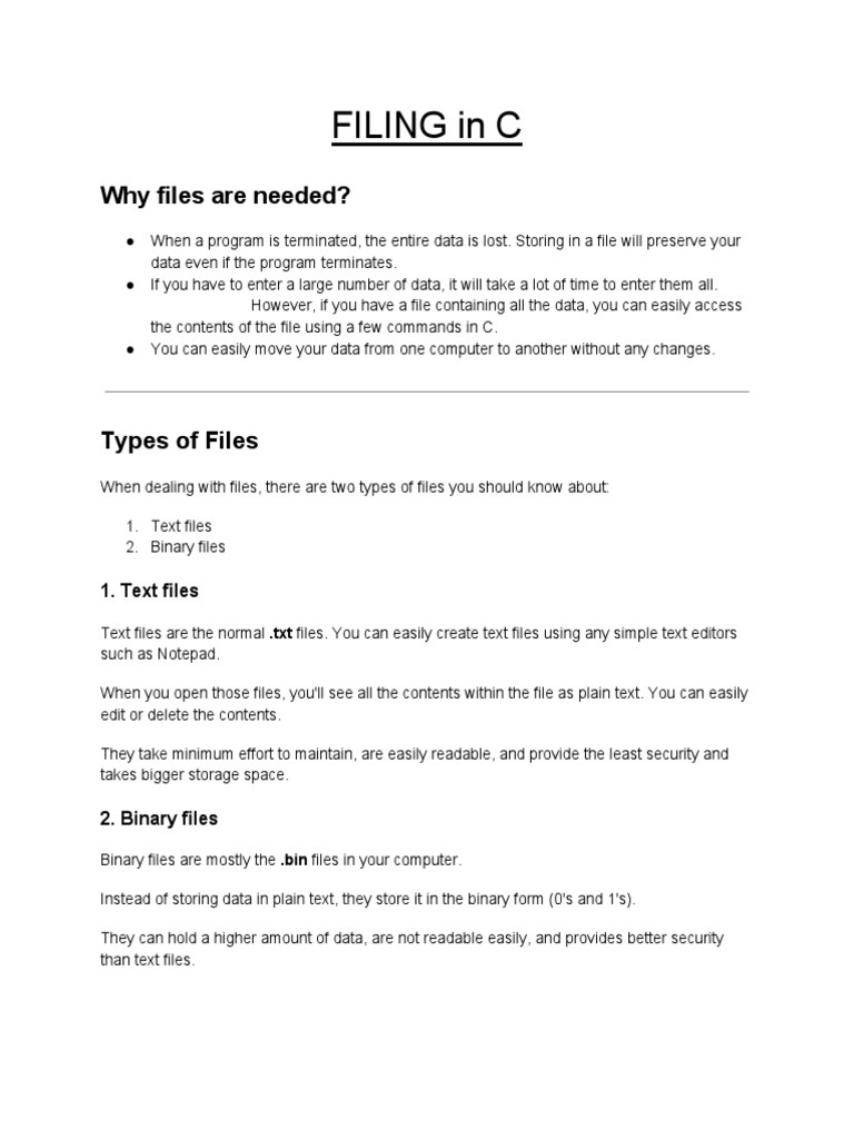 Lab Manual 12 | PDF | Computer File | Pointer (Computer Programming)