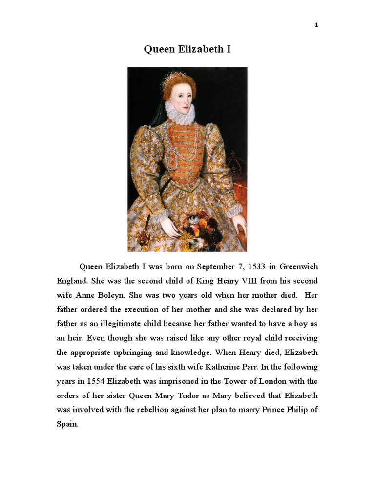 Queen Elizabeth I | PDF | Tudor England | Kingdom Of England