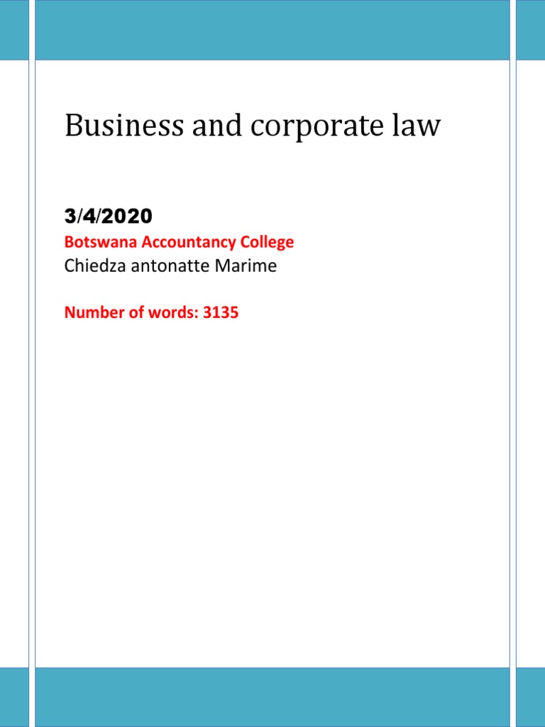 Business Law Case Analysis | PDF | Legal Liability | Offer And Acceptance