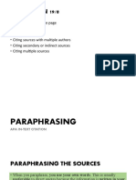 Paraphrasing Tool and Example | PDF | Understanding | Paragraph