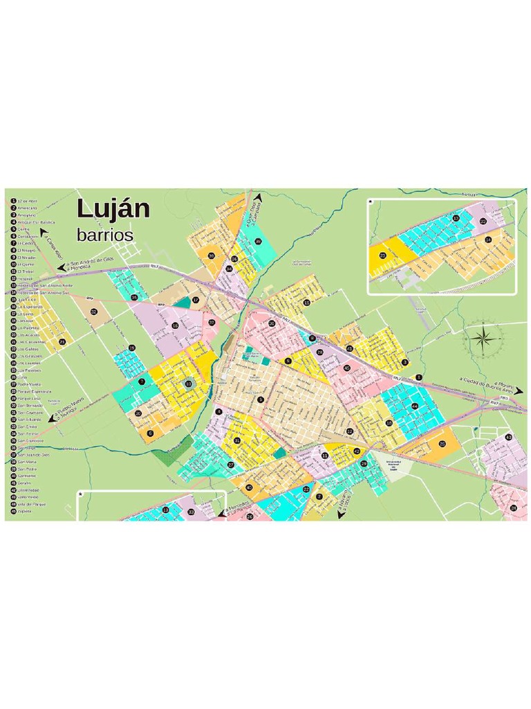 Mapa de Lujan Buenos Aires Argentina | PDF