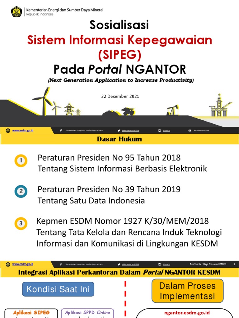 Materi Sosialisasi SIPEG - 20211222 | PDF