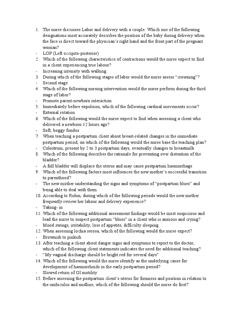 Understanding the Stages of Labor and Delivery: A Comprehensive Review ...