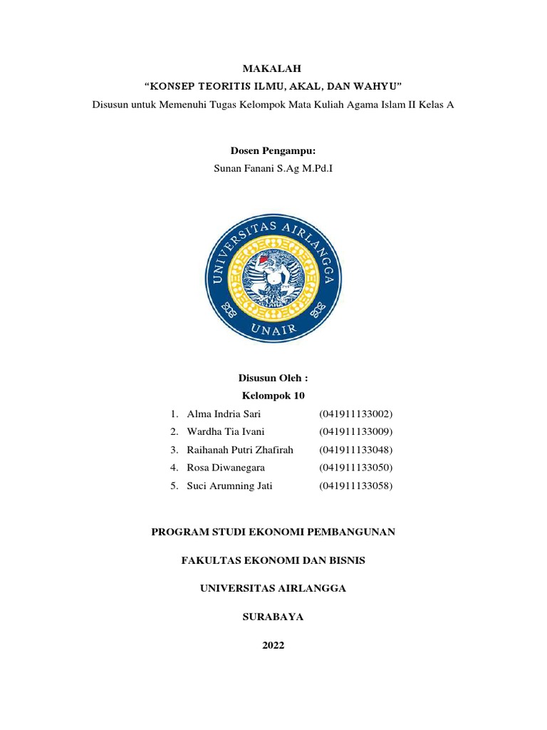 Tugas Makalah TM 2 - Kelompok 10 - Agama Islam II | PDF | Sains & Matematika