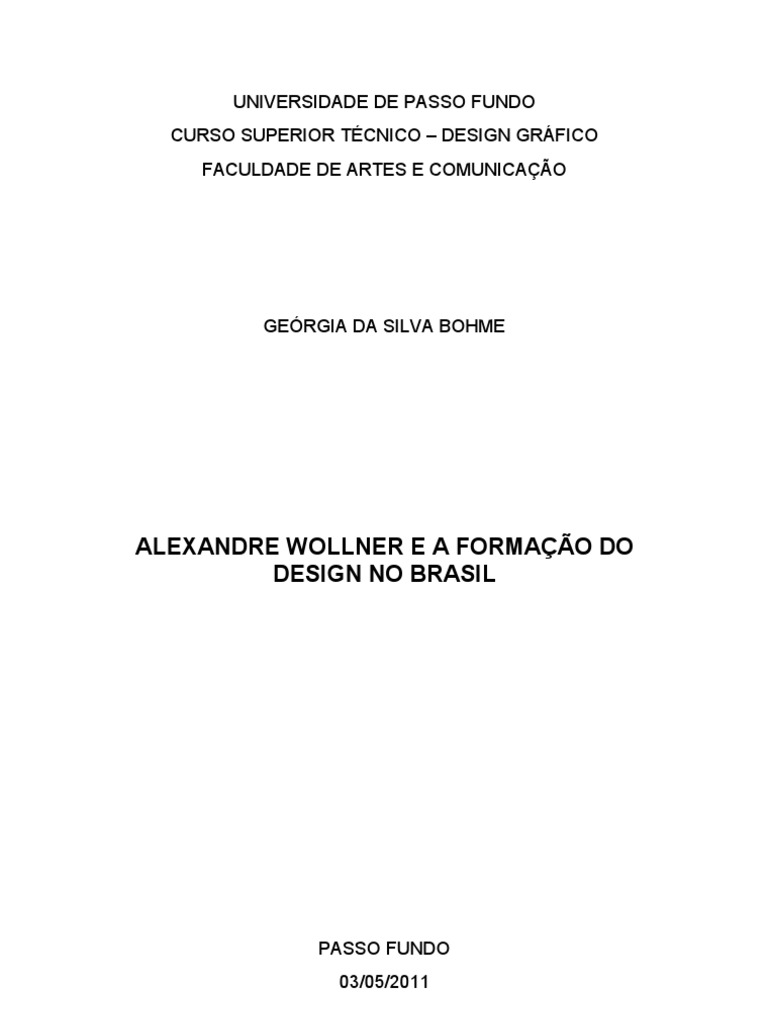 Alexandre Wollner | PDF