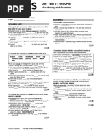 Language Test 2A: Unit 2 | PDF | Language Arts & Discipline