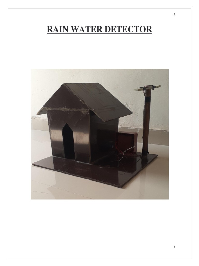Rain Water Detector Project - Final | Download Free PDF | Capacitor ...