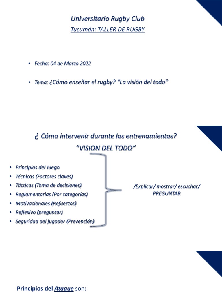 Guía para la enseñanza del rugby: Principios, técnicas y estrategias ...