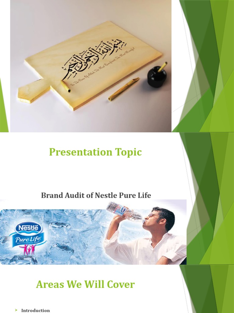 Nestle Pure Life Brand Audit Overview | PDF | Brand | Nestlé