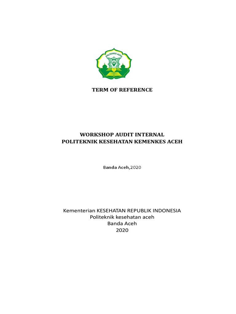 TOR Workshop Audit Internal | PDF | Bisnis