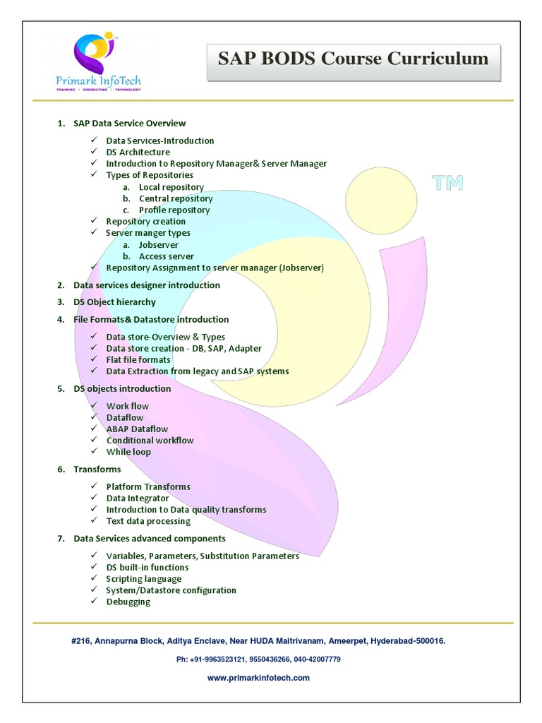 SAP BODS Course Curriuculum - Mr. Veeresh | Download Free PDF | Systems Engineering | Data ...