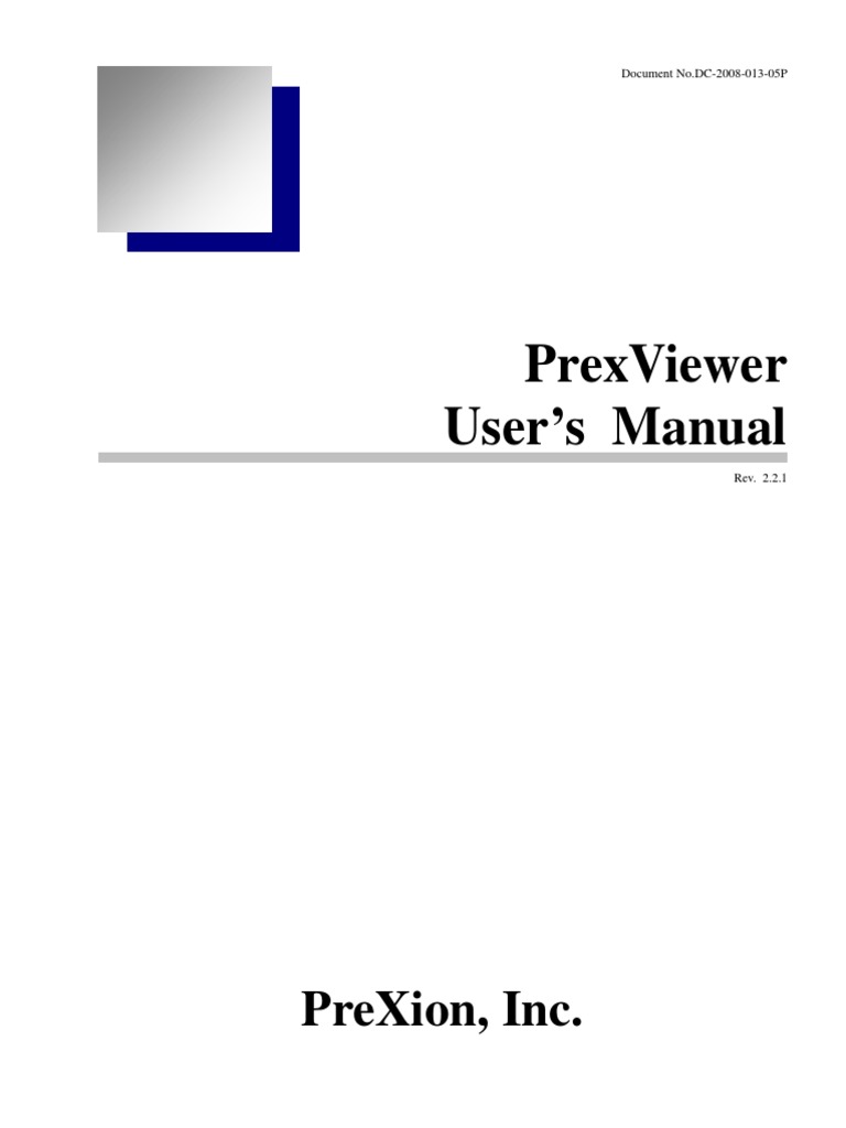 PrexViewer User Manual Overview | PDF | Button (Computing) | Ct Scan