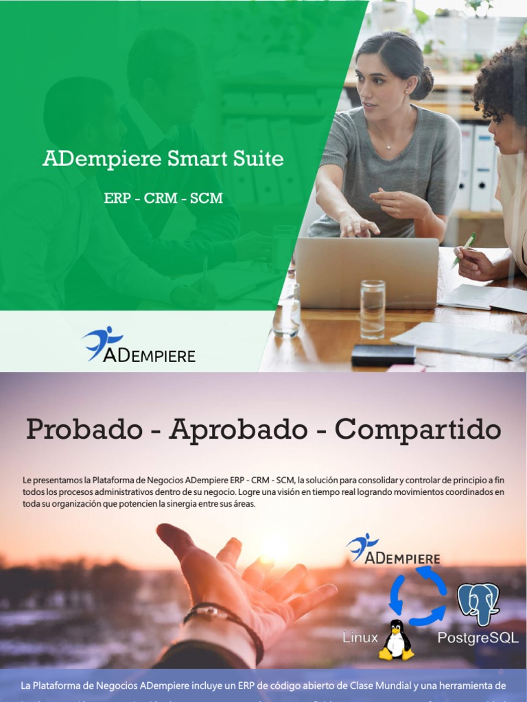 Adempiere-Erp-Crm-Scm-Spanish-Brochure 2022 | PDF | Planificación de ...