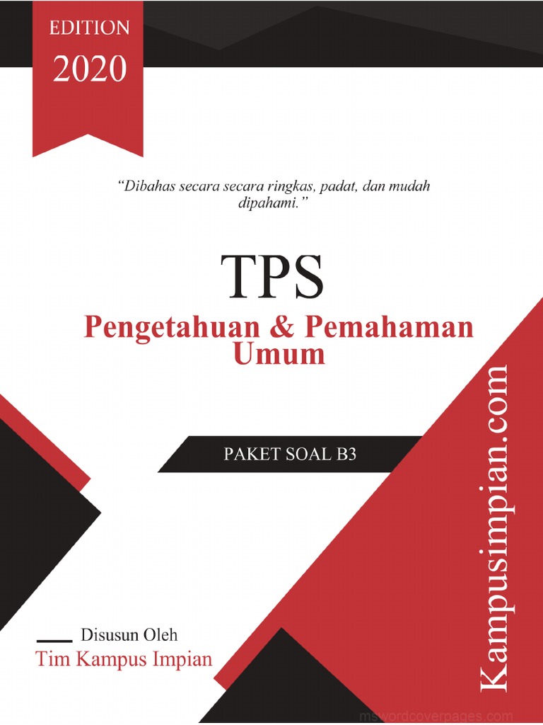 Contoh Pembahasan Soal TPS Pengetahuan Pemahaman Umum | PDF | Seni