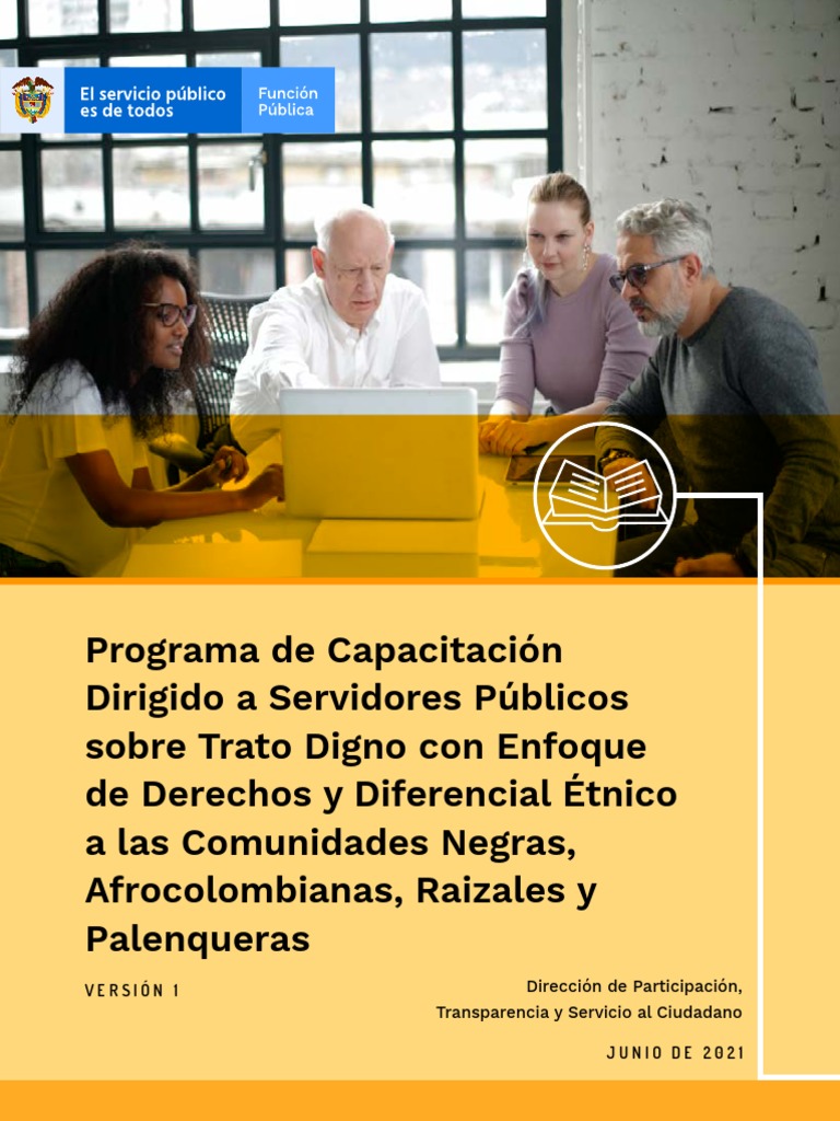Programa de Capacitación Dirigido a Servidores Públicos Sobre Trato ...