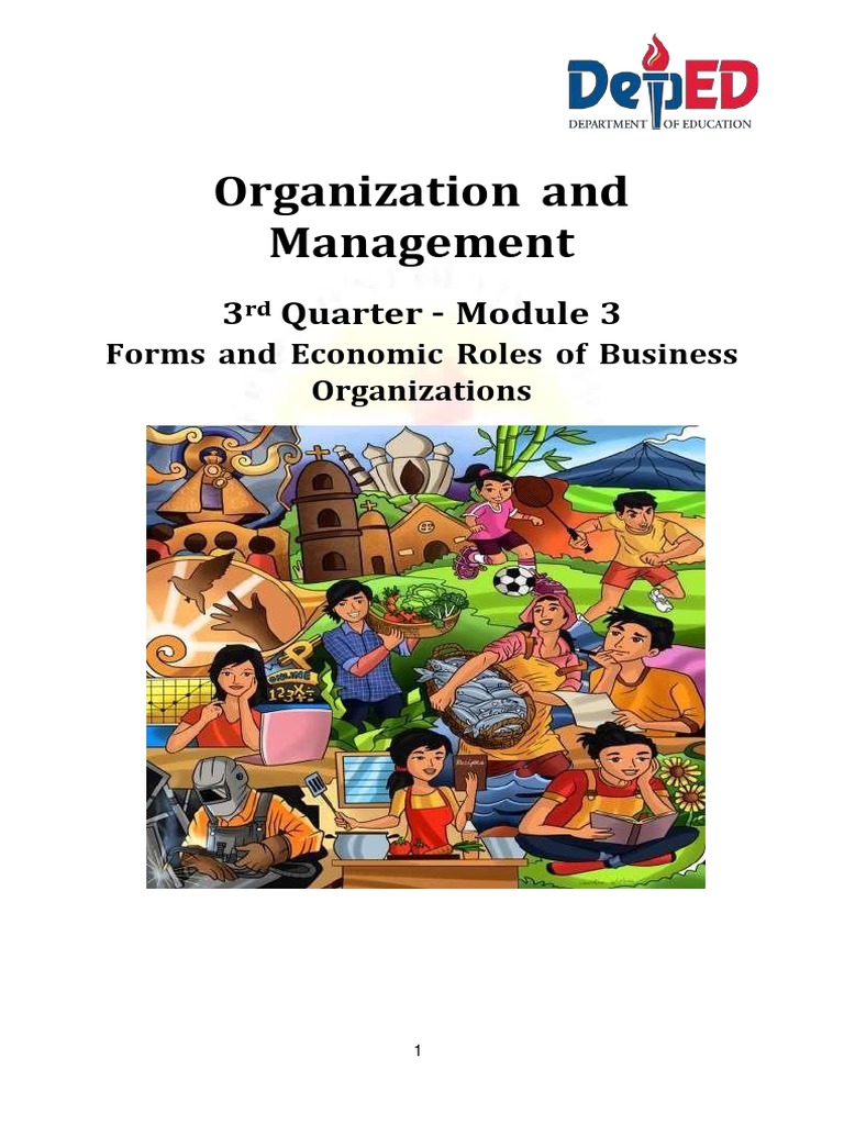 Organization and Management Module-3-Week-4 | PDF | Partnership | Ownership