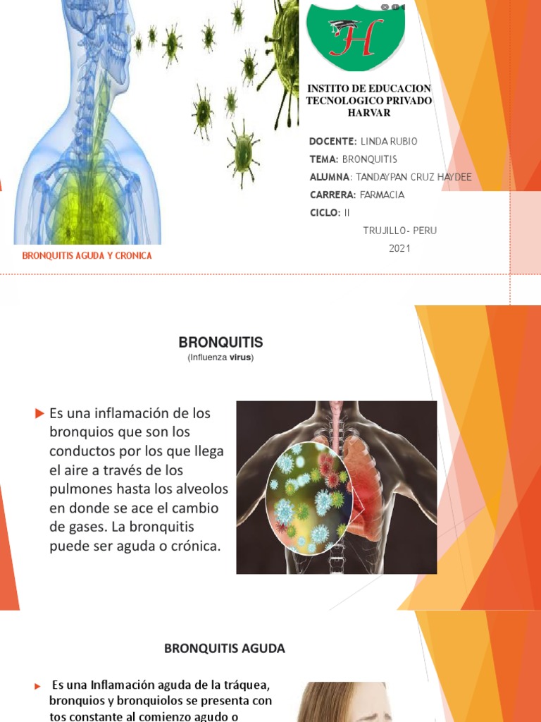 Bronquitis Aguda y Cronica | PDF | Tos | Bronquitis