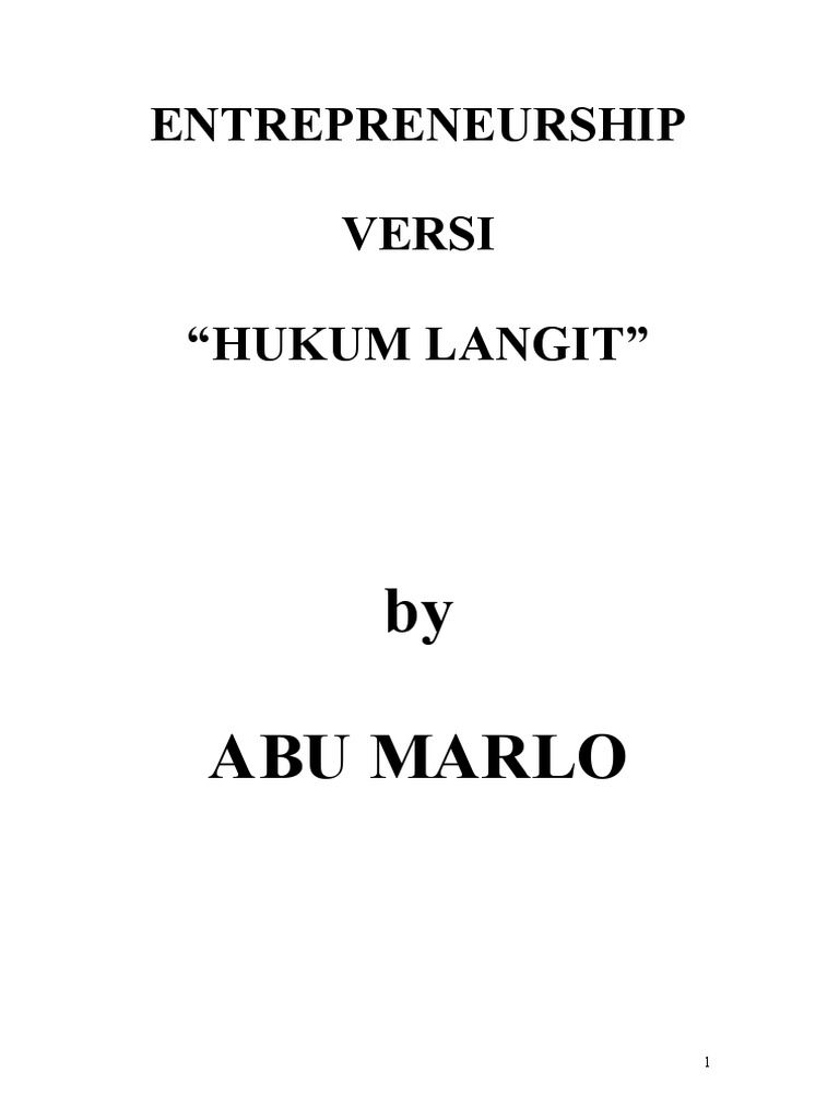 Ehl Book Finale - Abu Marlo | PDF