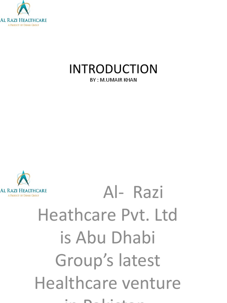Al Razi Healthcare: An Introduction to Services, Vision, and ...