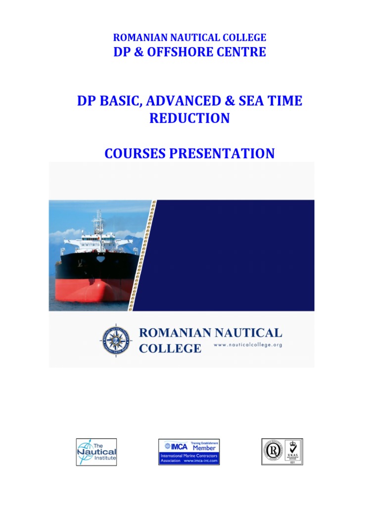 DP Basic, Advanced & Sea Time Reduction Courses Presentation | PDF ...