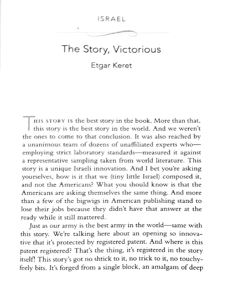 Keret - The Story, Victorious | PDF