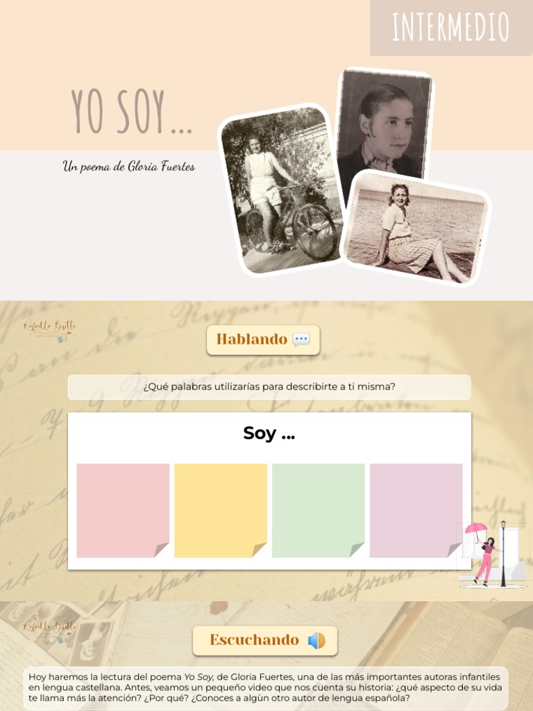 Poema "Yo Soy" de Gloria Fuertes | PDF | Clásicos