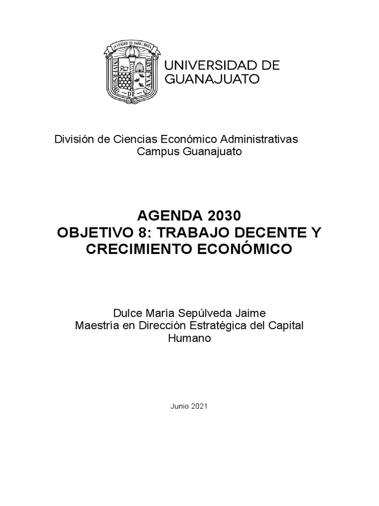 Ensayo Agenda 2030 | PDF | Sustentabilidad | Desarrollo sostenible