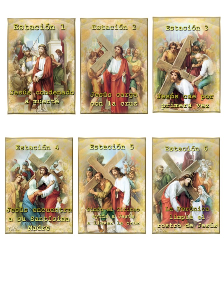Estaciones Del Viacrucis | PDF
