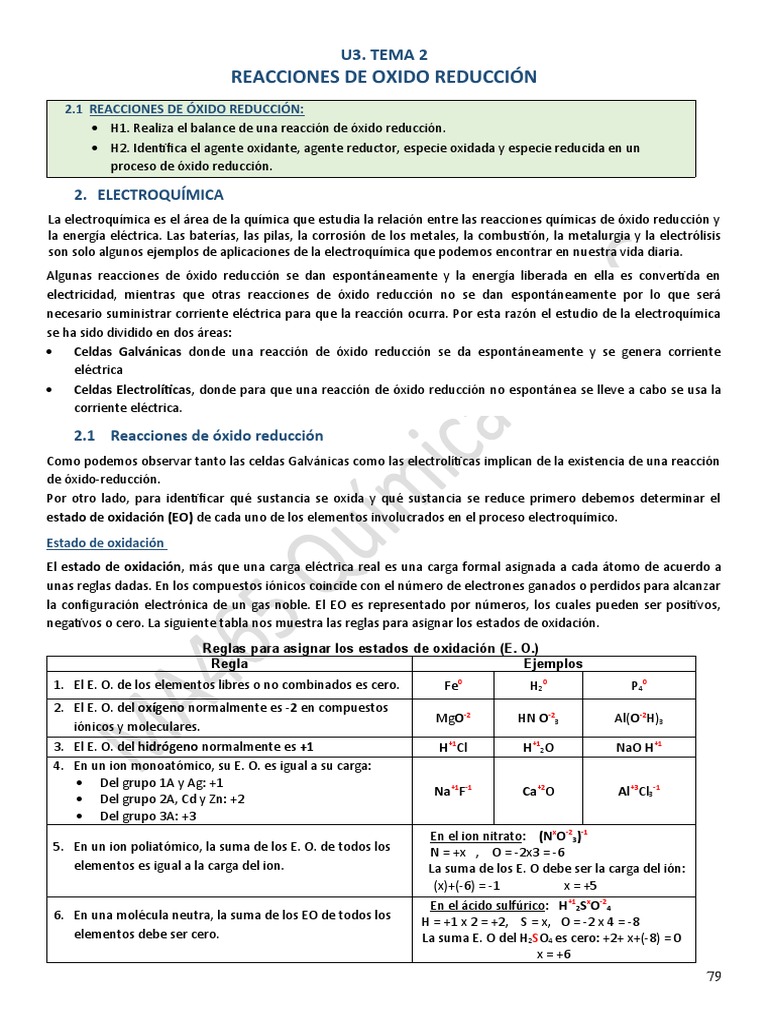 11 - Reacciones Redox | PDF | Redox | Electroquímica