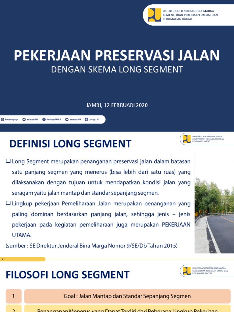 Skema Long Segment untuk Preservasi Jalan | PDF