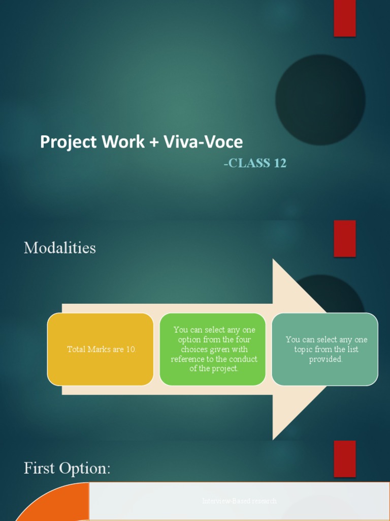 Project Work + Viva-Voce: - CLASS 12 | PDF | Essays | Communication